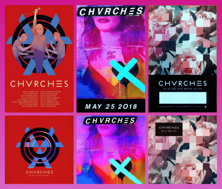 CHVRCHES SVG Poster – Josh Rouzer